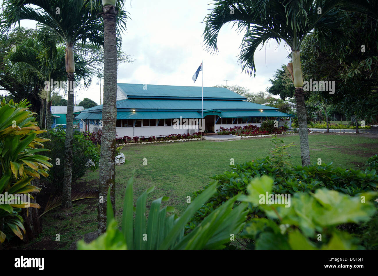 Cook Islands Prime Minister building in Avarua Rarotonga Cook Islands ...