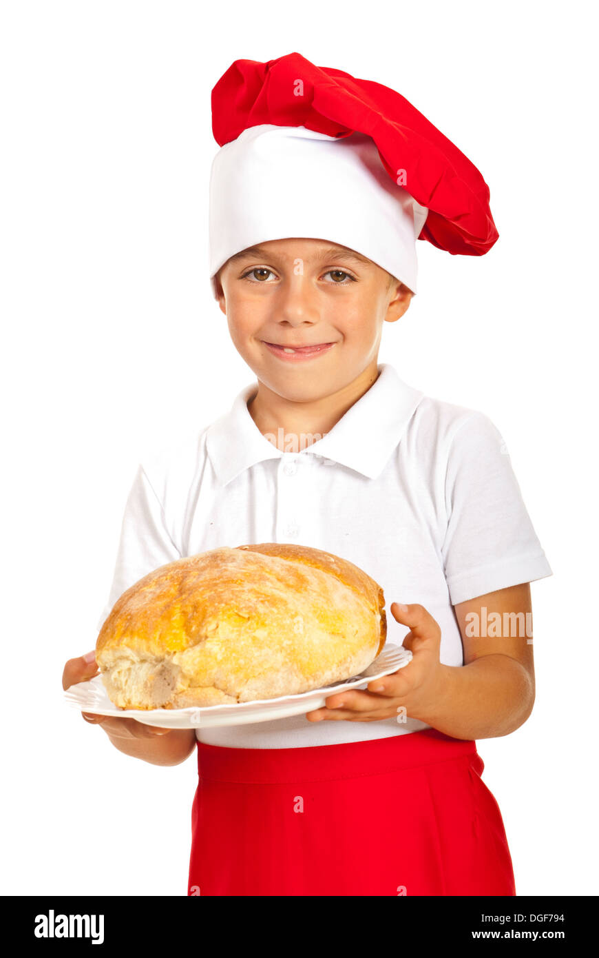 Boy with bread hi-res stock photography and images - Alamy
