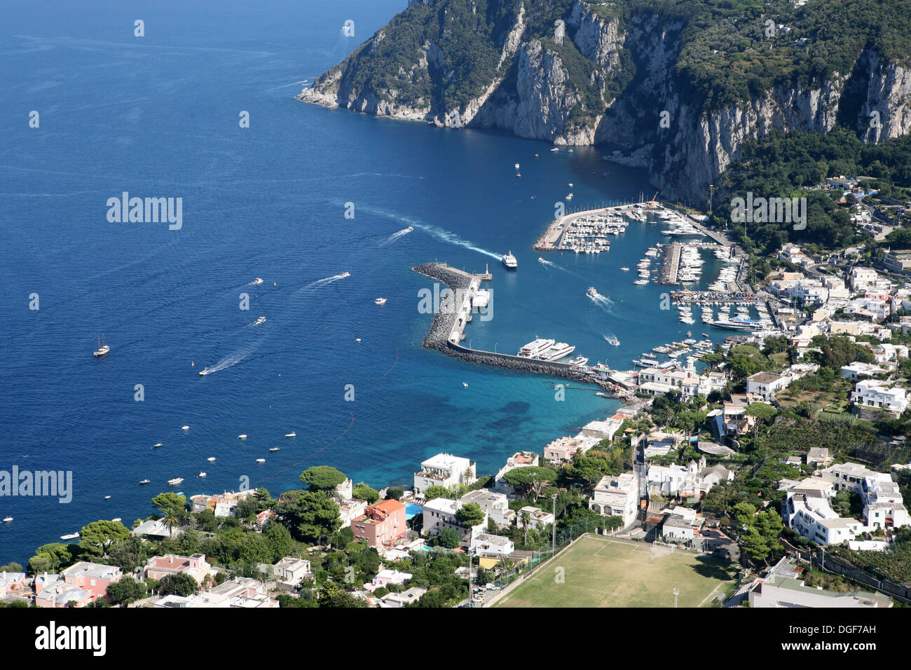 Grand Marina Capri Italy Stock Photo - Alamy