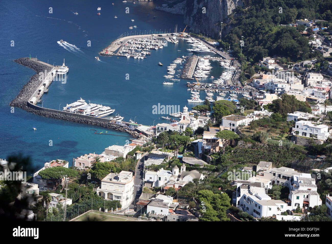 Grand Marina Capri Italy Stock Photo - Alamy