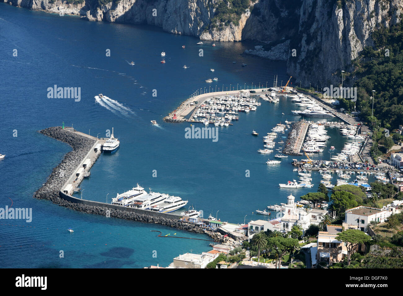 Grand Marina Capri Italy Stock Photo - Alamy