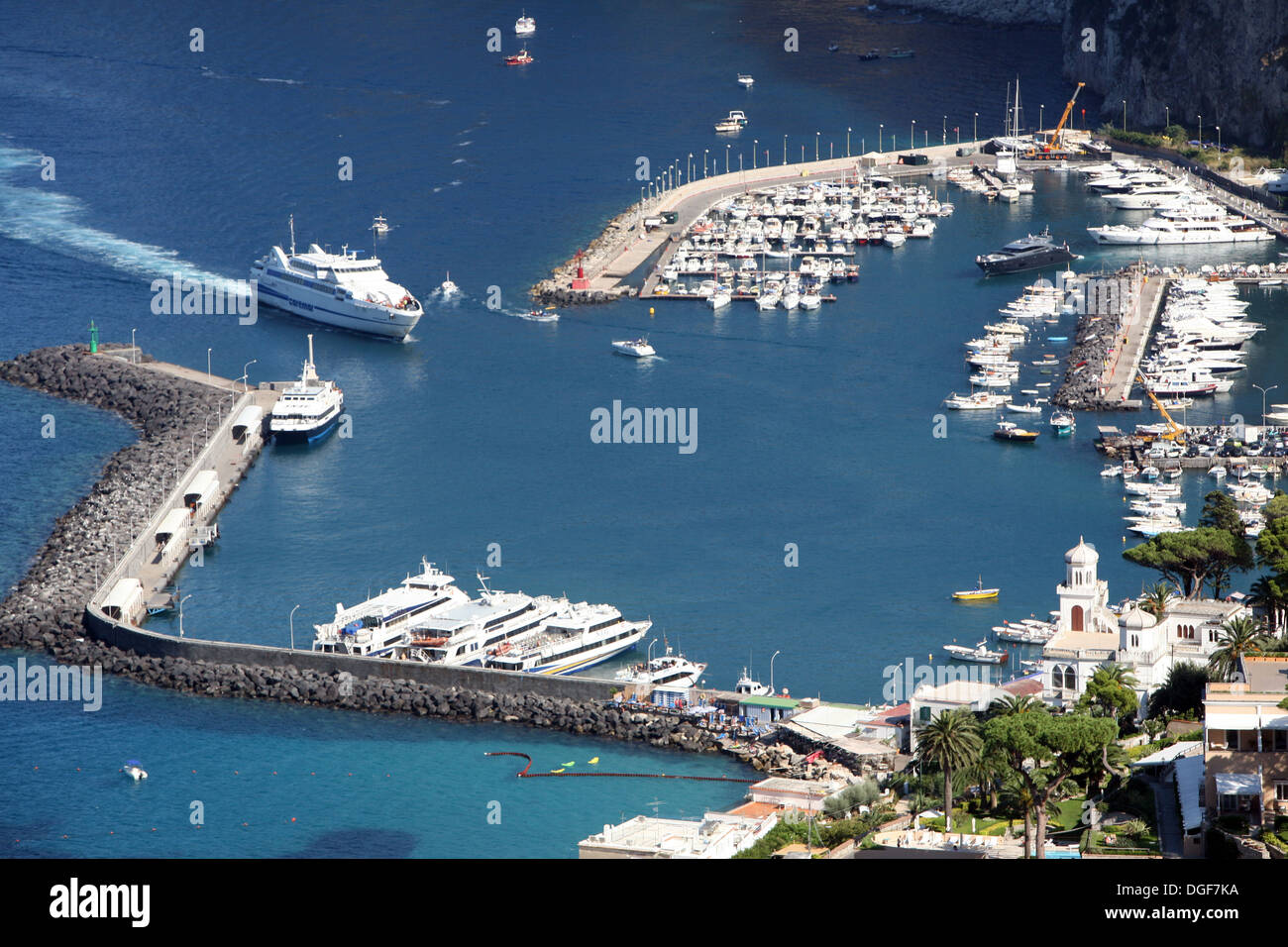 Grand Marina Capri Italy Stock Photo - Alamy