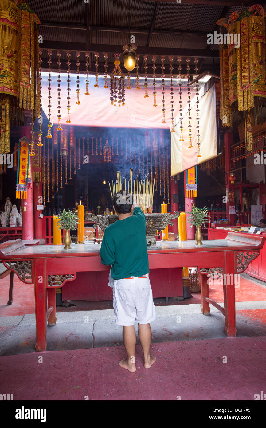 Kuan An Keng Shrine was built by a group of Chinese and an image of ...