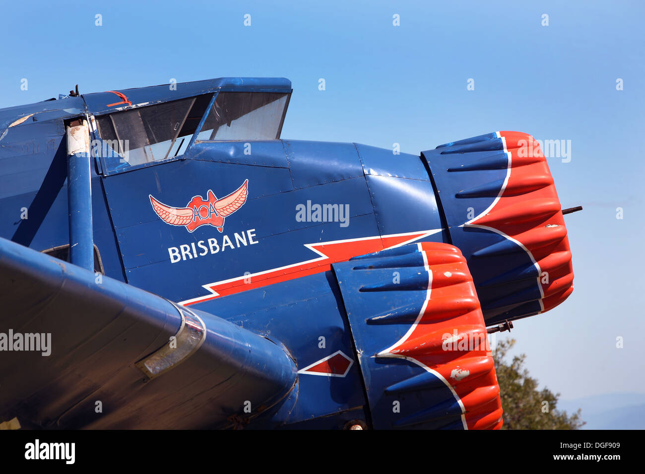 Plane commemorating the Stinson plane crash in the McPherson Ranges. O ...