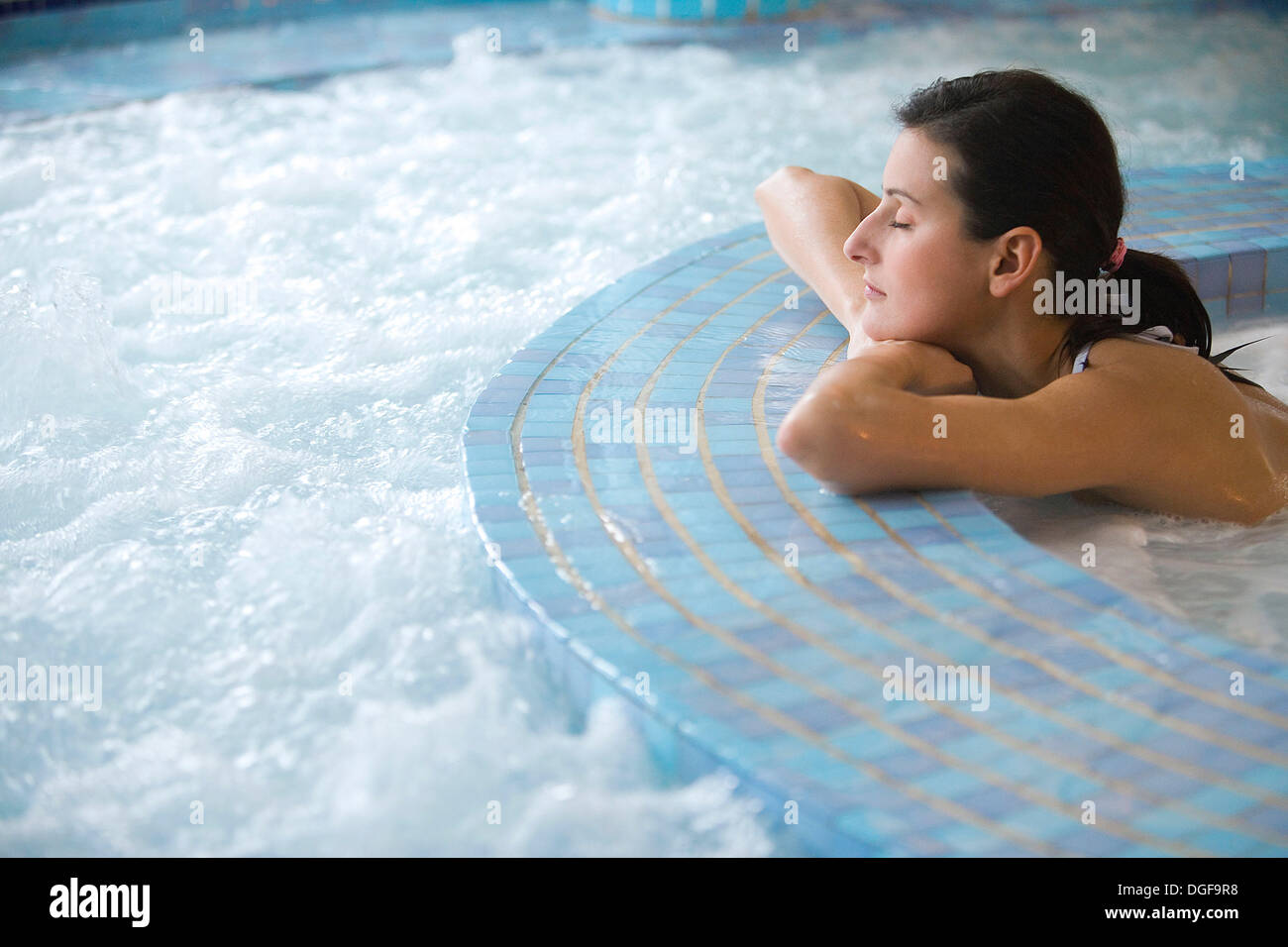 Seawater jet woman hi-res stock photography and images - Alamy