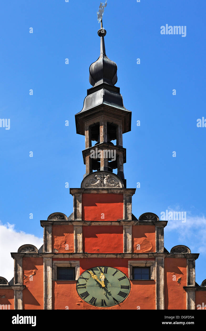 Bell Tower, clock dormer and baroque ridge turret, former ...