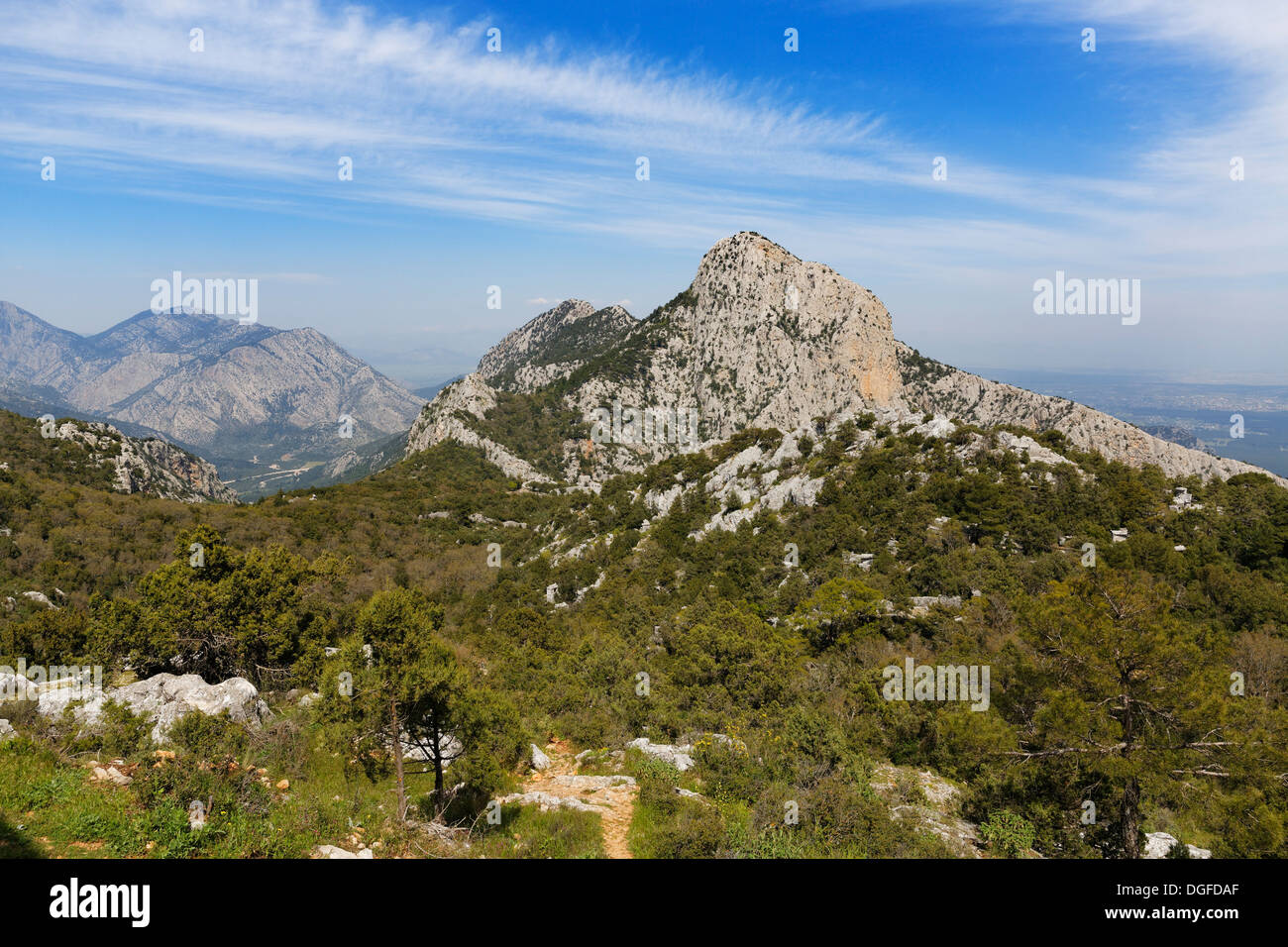 Ancient city of Termessos and Mount Solymos, Taurus Mountains ...