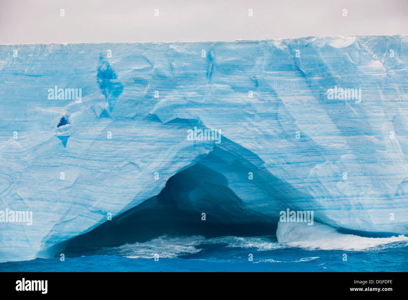 Iceberg floating in the South Atlantic Ocean, Weddell Sea, Antarctic ...