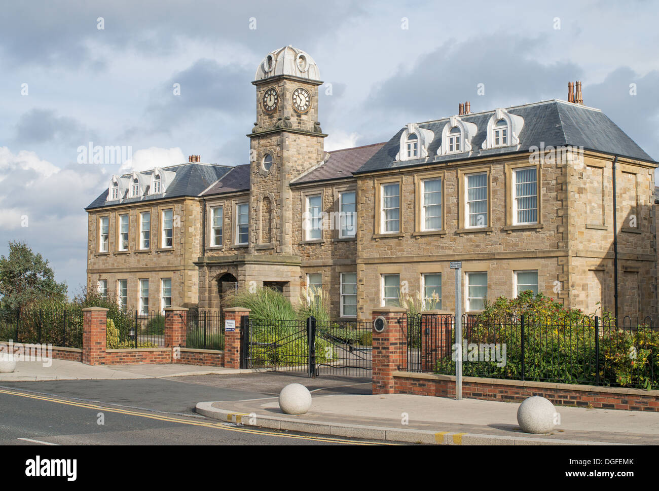 The old police station building, now apartments, Seaham, north east ...
