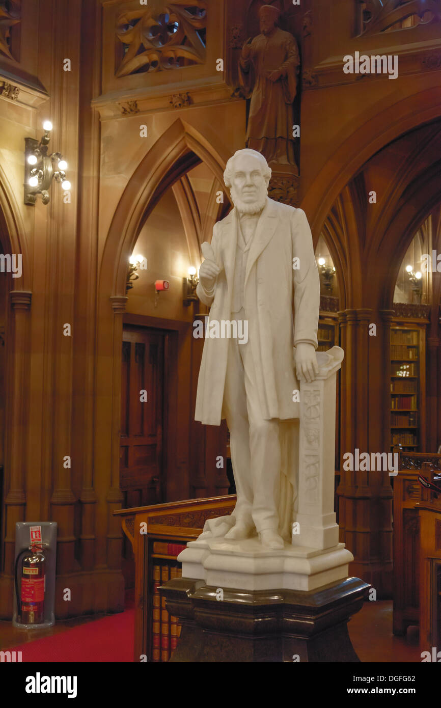 Interior of John Rylands Library, Deansgate, Manchester UK Stock Photo ...