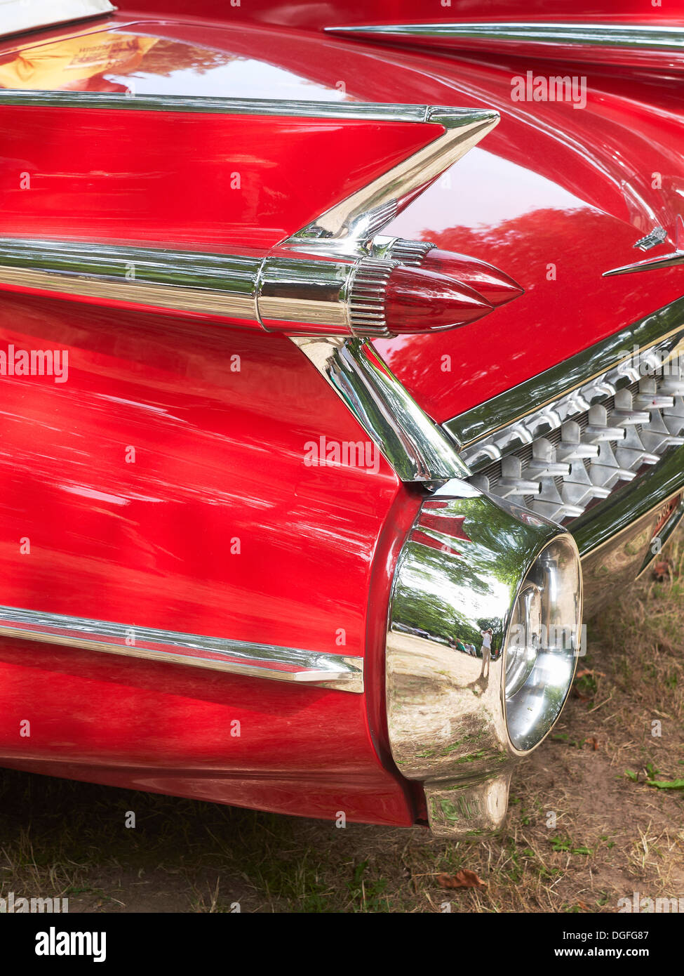 rear fin of a Chevrolet Bel Air vintage car Stock Photo - Alamy
