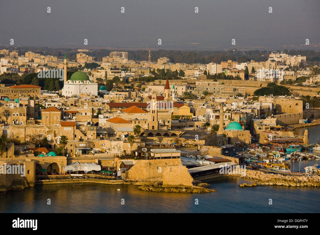 An aerial photo of Acre old city Stock Photo - Alamy