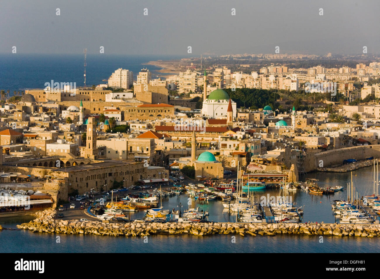An aerial photo of Acre old city Stock Photo - Alamy
