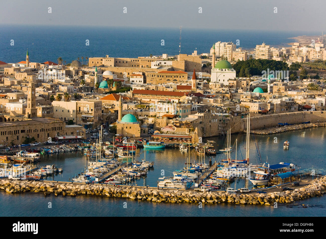 An aerial photo of Acre old city Stock Photo - Alamy