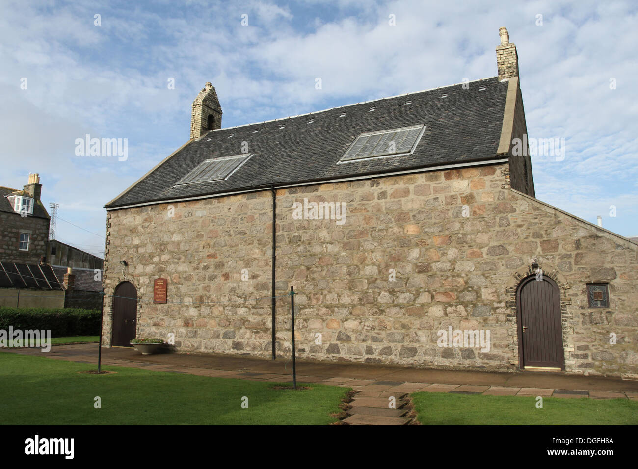 Exterior of Footdee Mission Aberdeen Scotland October 2013 Stock Photo ...