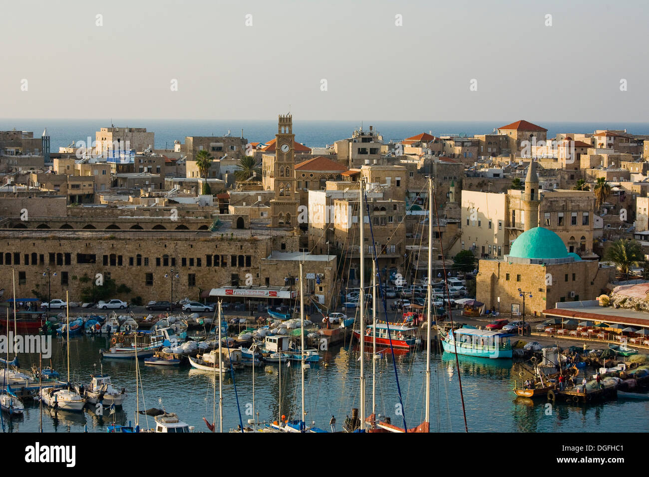 An aerial photo of Acre port Stock Photo - Alamy