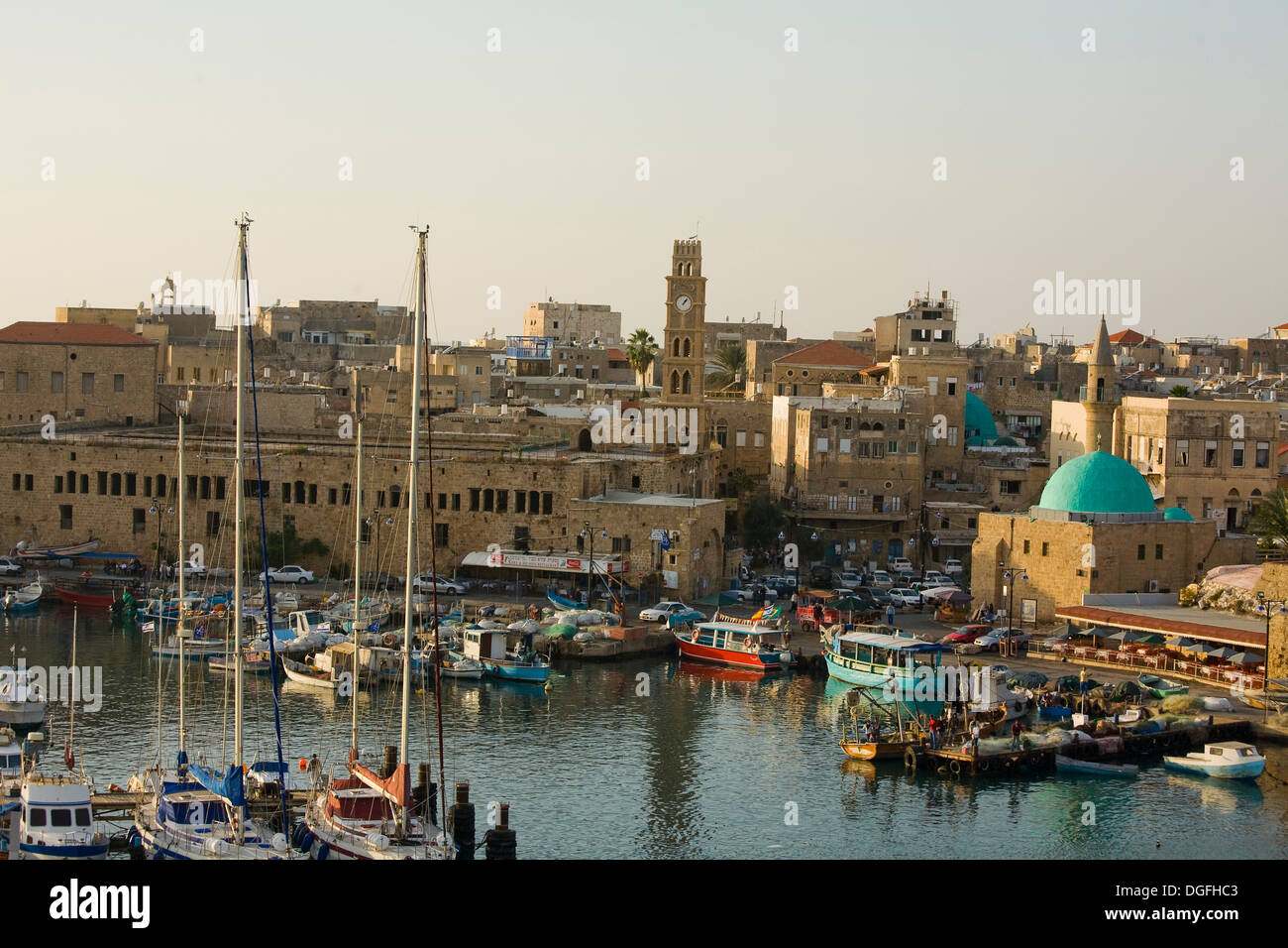 An aerial photo of Acre port Stock Photo - Alamy