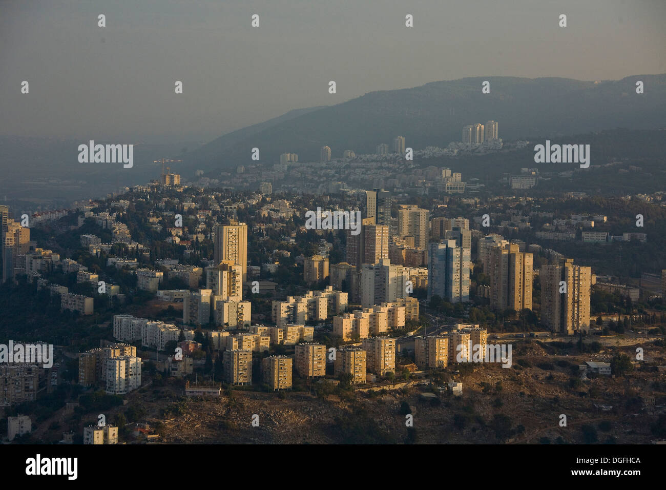 An aerial photo of Haifa cityscape Stock Photo - Alamy