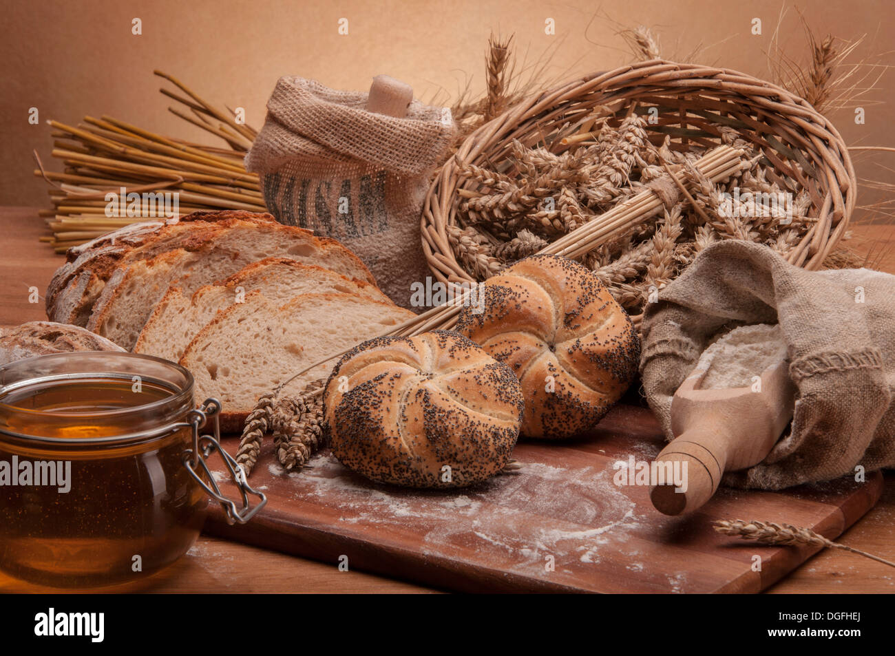 Traditional country food Stock Photo - Alamy