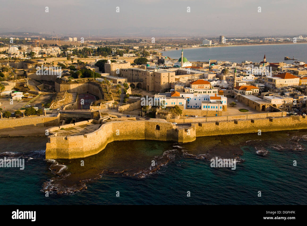An aerial photo of Acre old city Stock Photo - Alamy