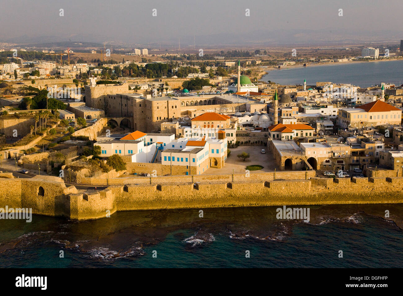 An aerial photo of Acre old city Stock Photo - Alamy