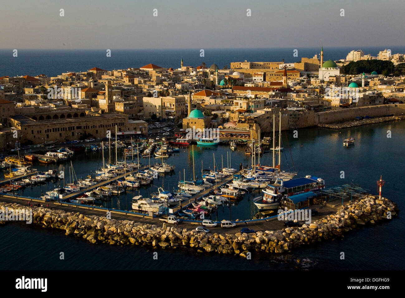An aerial photo of Acre old city Stock Photo - Alamy