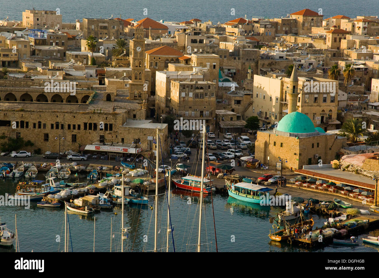 An aerial photo of Acre old city Stock Photo - Alamy