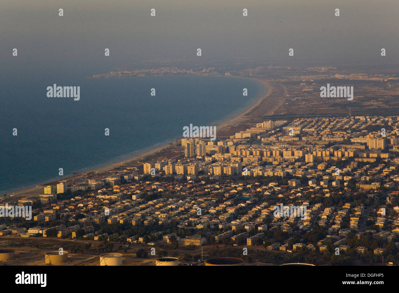 An aerial photo of Kiryat Haim Stock Photo - Alamy
