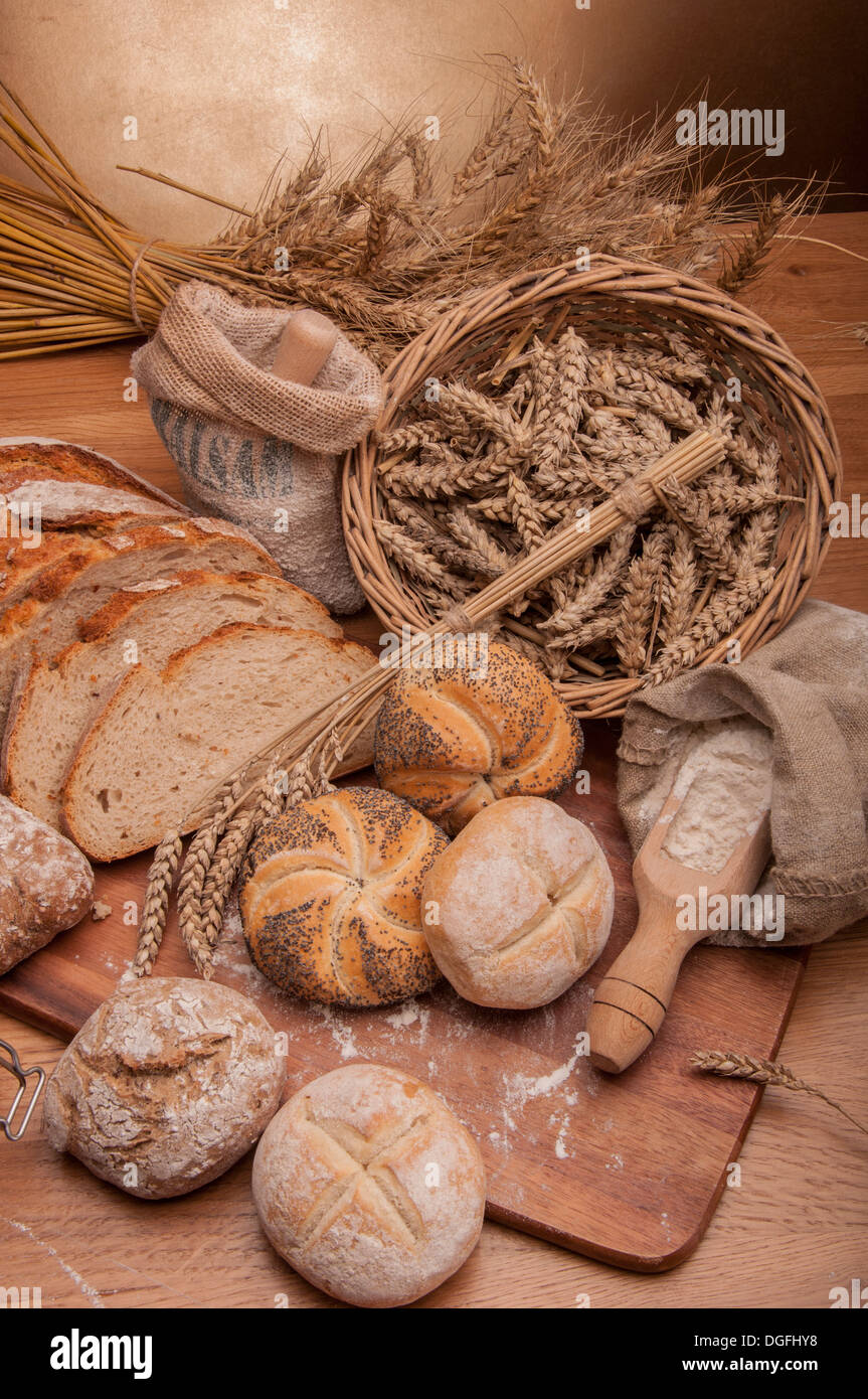 Traditional country food Stock Photo - Alamy