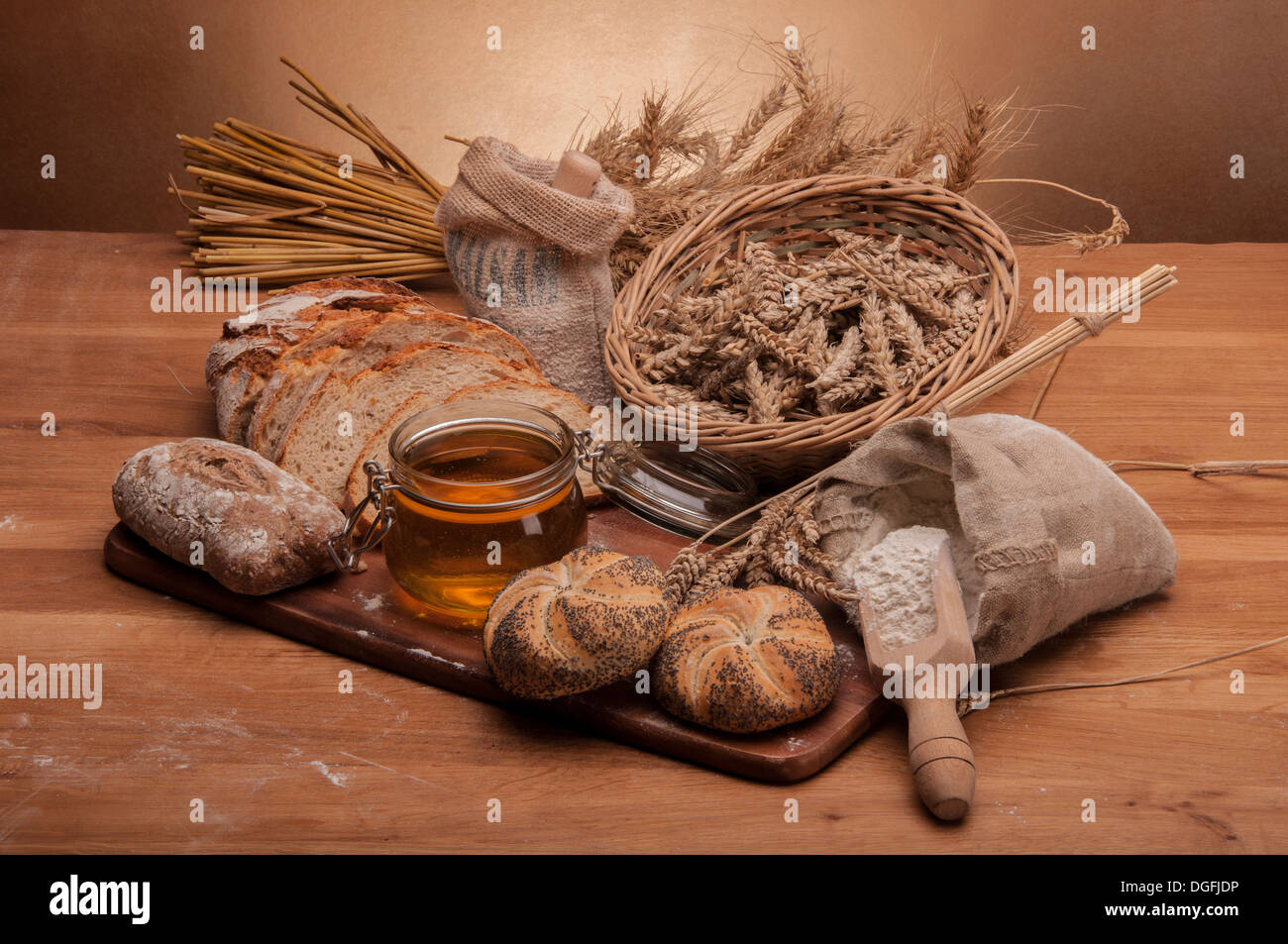 Traditional country food Stock Photo - Alamy