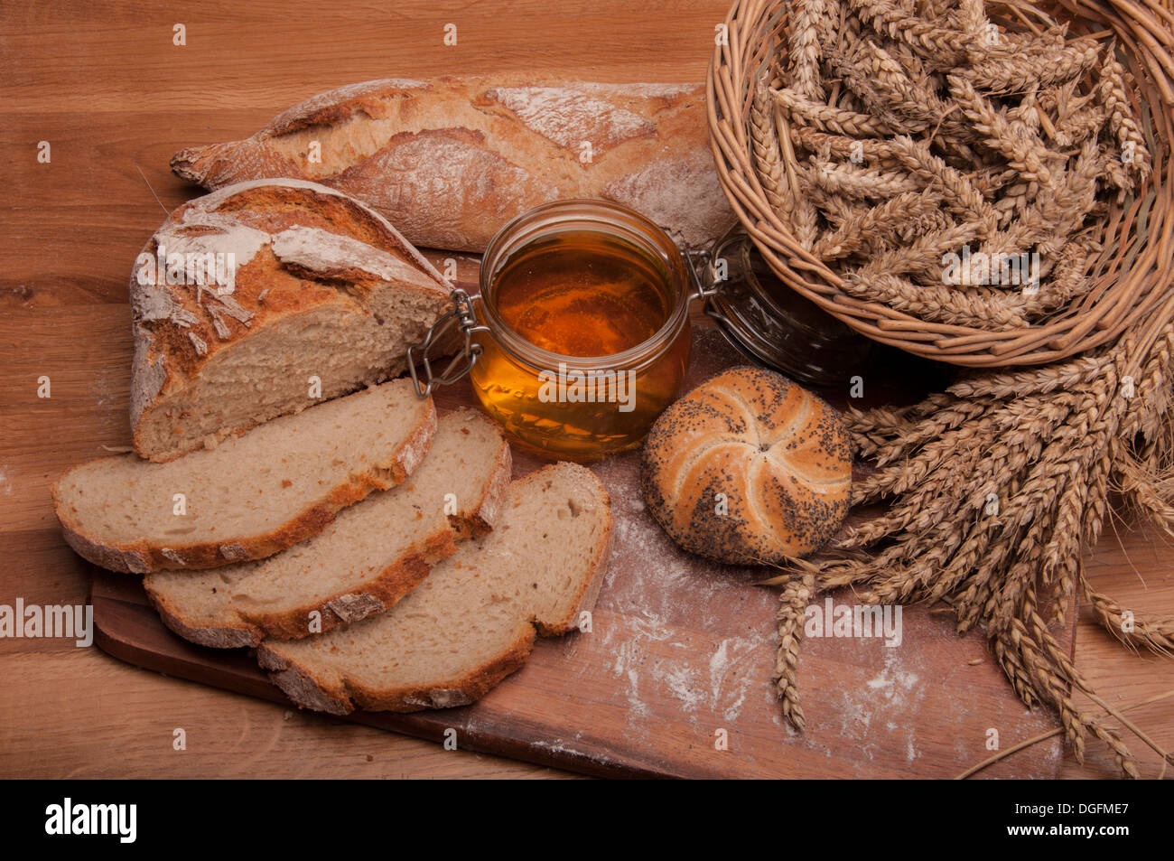 Traditional country food Stock Photo - Alamy