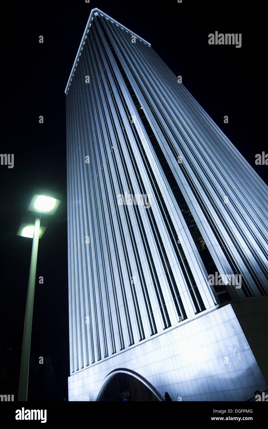 Picasso tower madrid night hi-res stock photography and images - Alamy