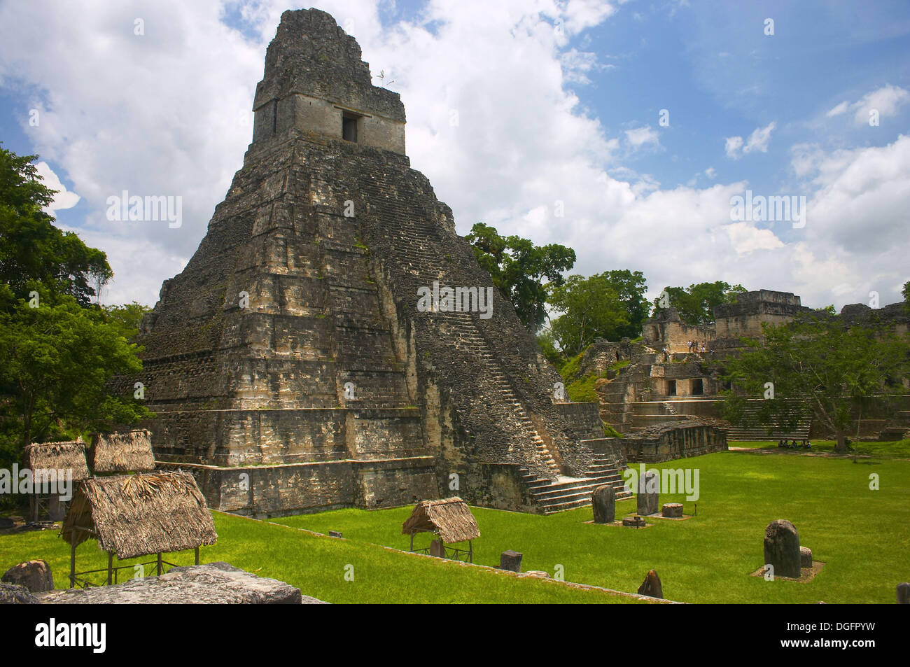 Giant Pyramid Temple Maya High Resolution Stock Photography and Images ...