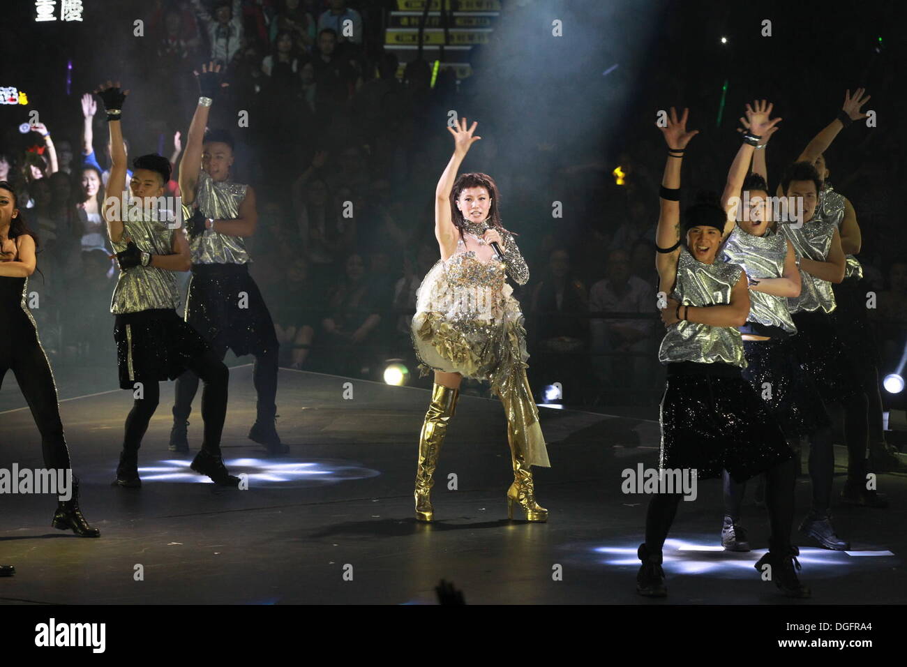 Hong Kong, China. 19th Oct, 2013. Singer Denise Ho holds concert ...
