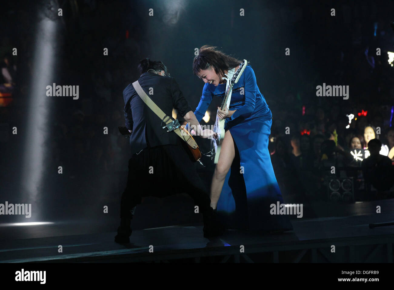 Hong Kong, China. 19th Oct, 2013. Singer Denise Ho holds concert ...