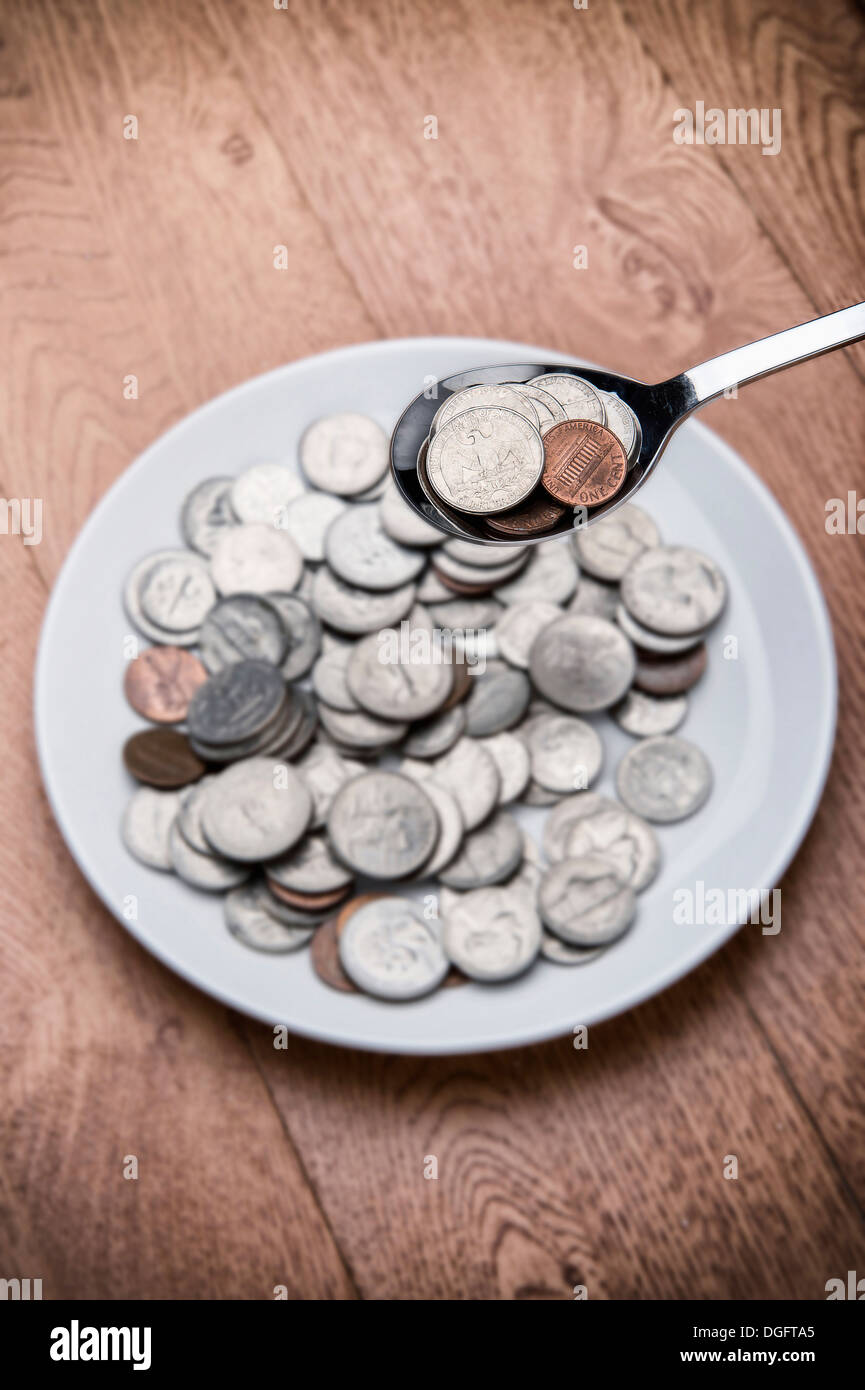 Coin plate hi-res stock photography and images - Alamy