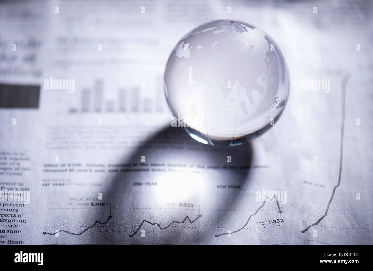 Business newspaper desktop hi-res stock photography and images - Alamy