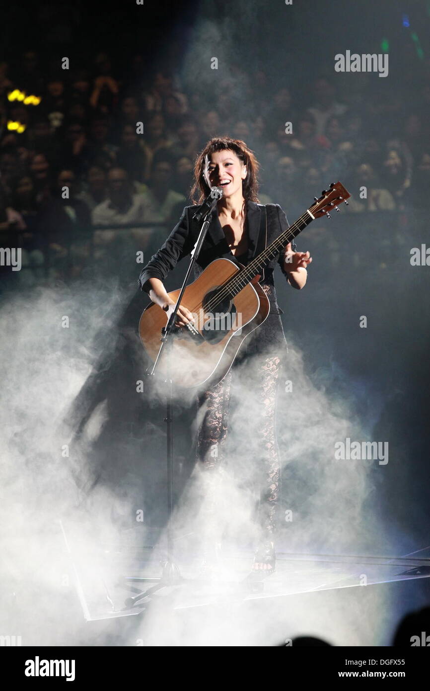 Hong Kong, China. 19th Oct, 2013. Singer Denise Ho holds concert ...