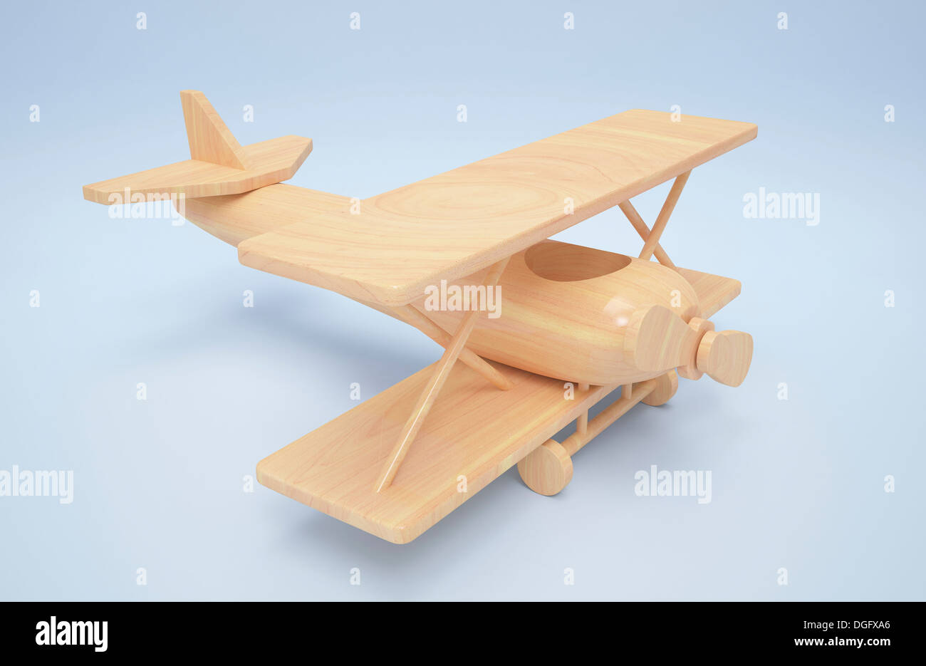 a wooden air plane Stock Photo - Alamy