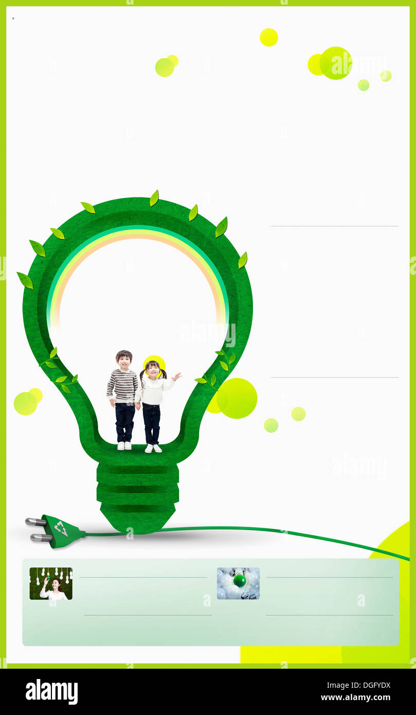 memo template in concept of green energy Stock Photo - Alamy