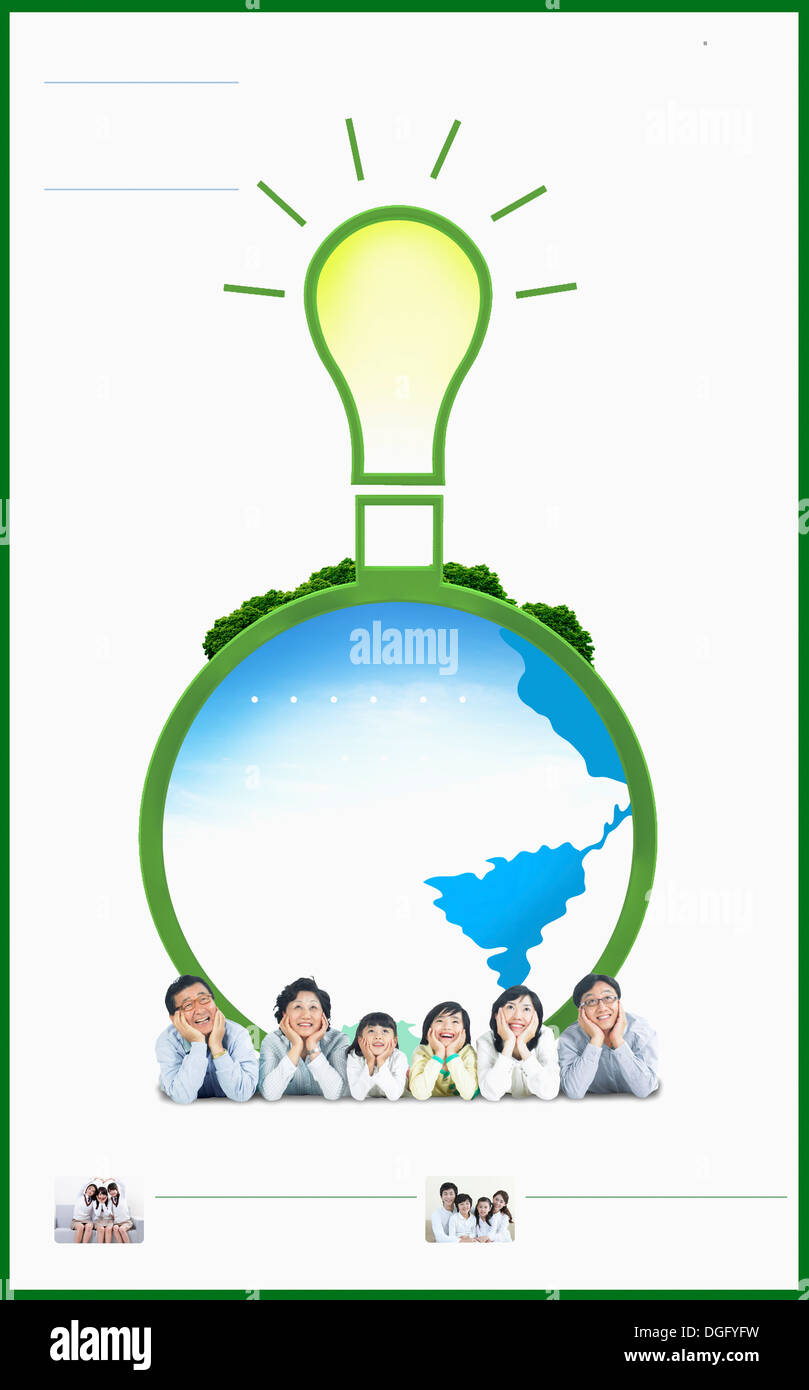 Memo template in concept green hi-res stock photography and images - Alamy