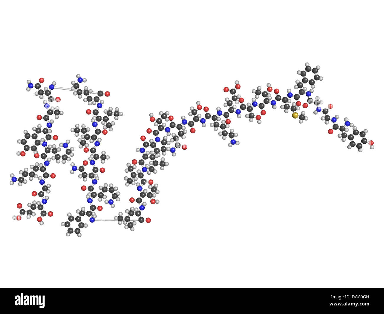 Chemical structure Beta-endorphin pain relief peptide. Endorphin ...