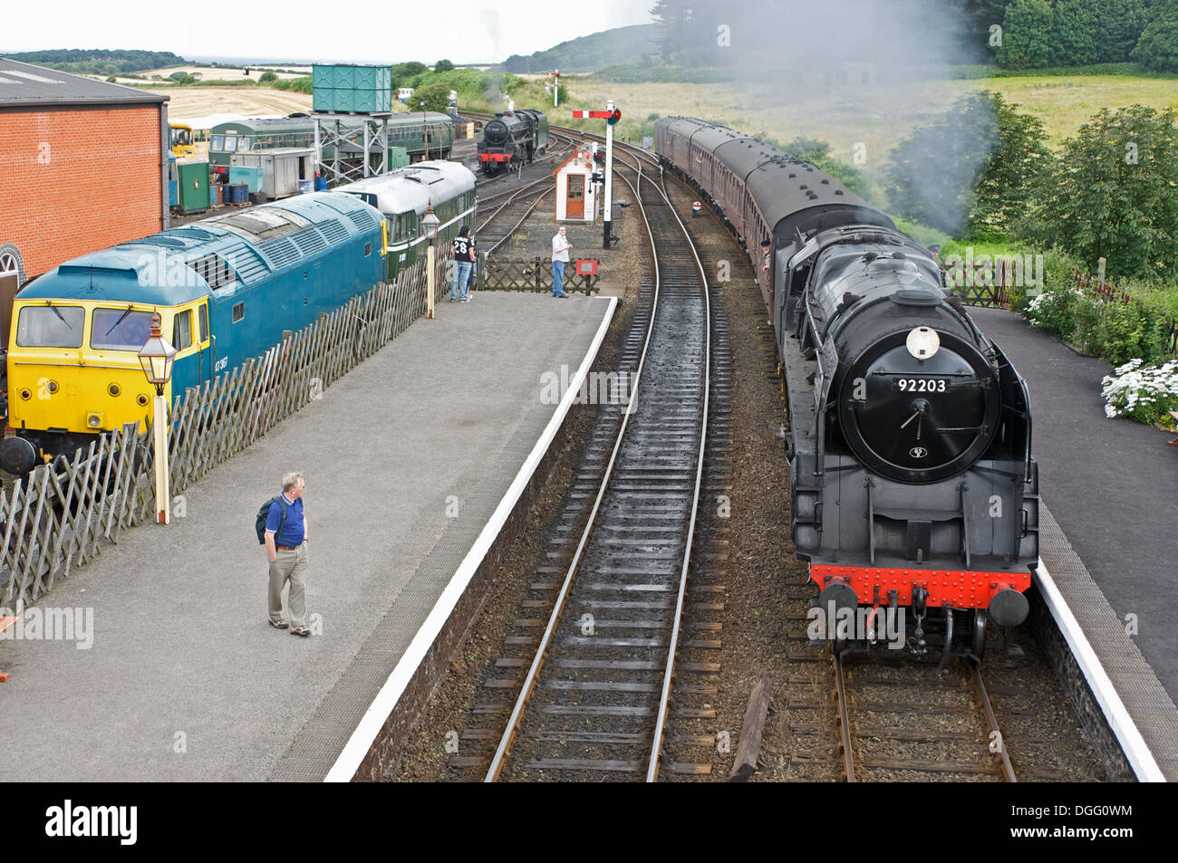 Heritage railway UK Stock Photo - Alamy