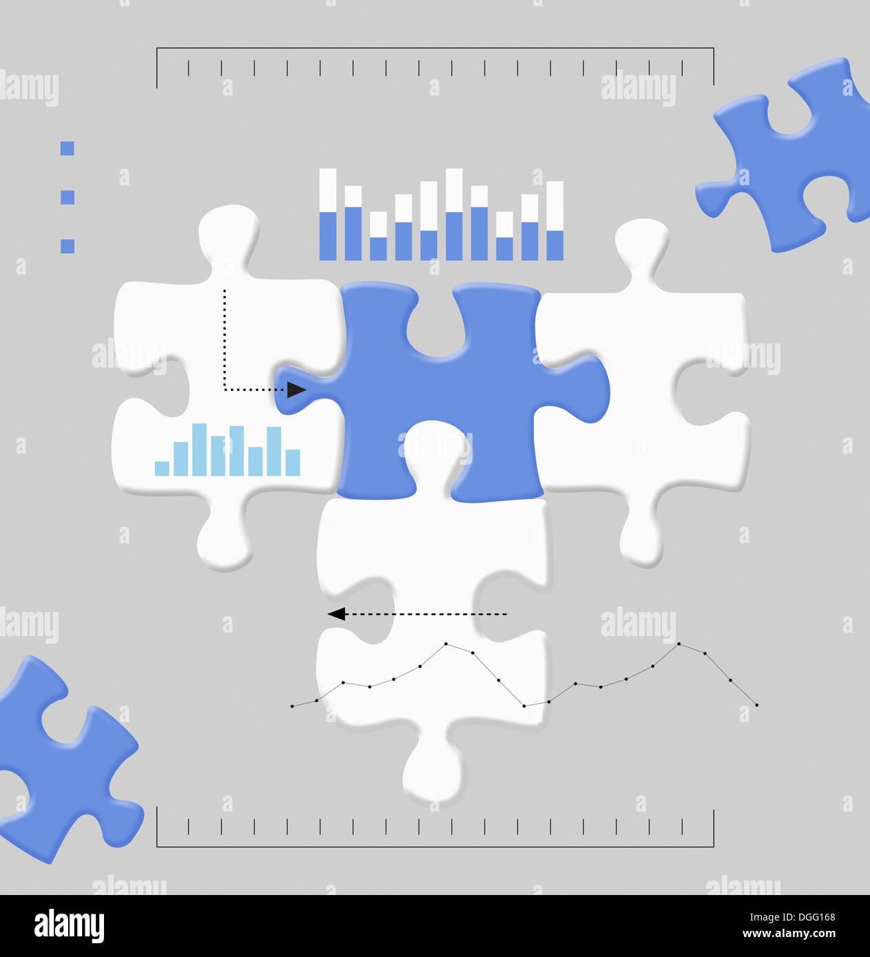 illustration design of graphs Stock Photo - Alamy
