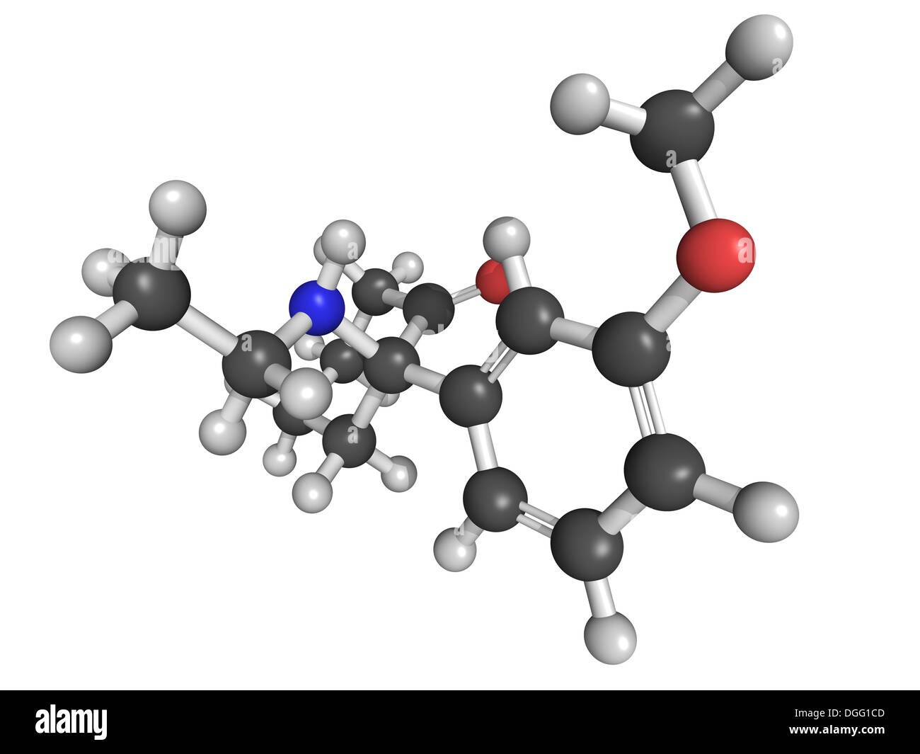 Molecular model of methoxetamine (MXE), a recreational designer drug ...