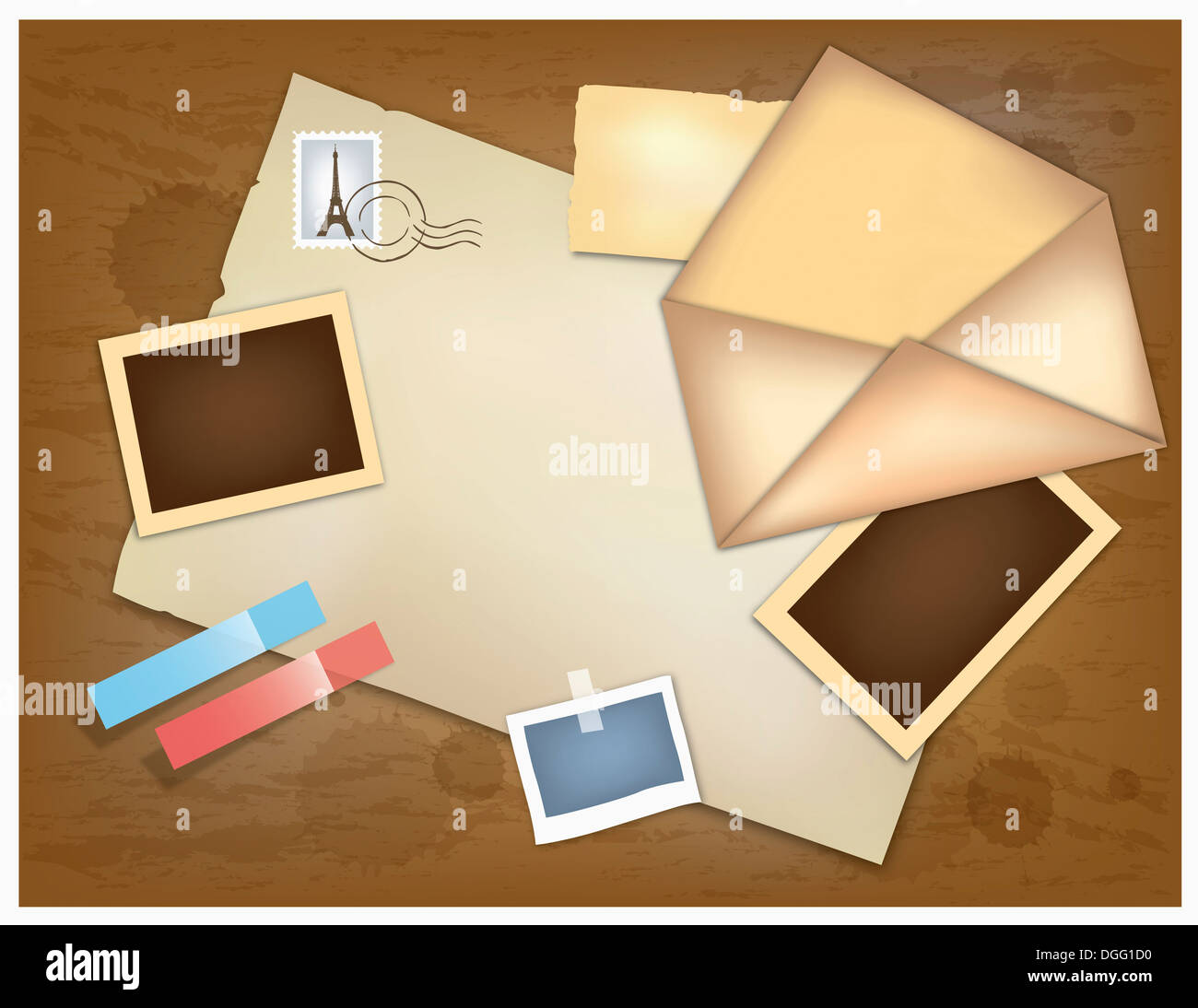 an illustration of letter components Stock Photo - Alamy