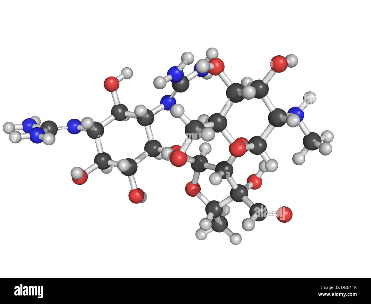 Chemical structure of streptomycin tuberculosis antibiotic ...