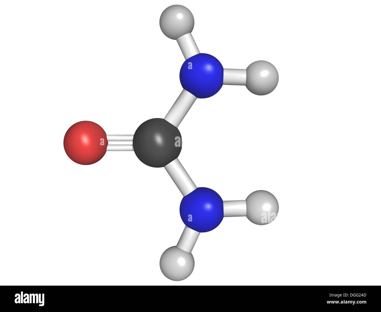 Chemical structure of an urea (carbamide) molecule Stock Photo - Alamy