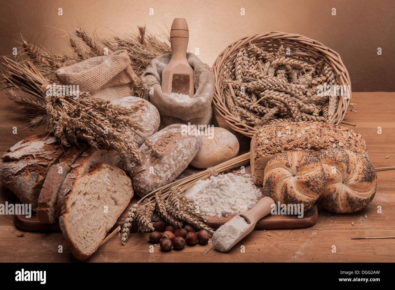 Traditional country food Stock Photo - Alamy