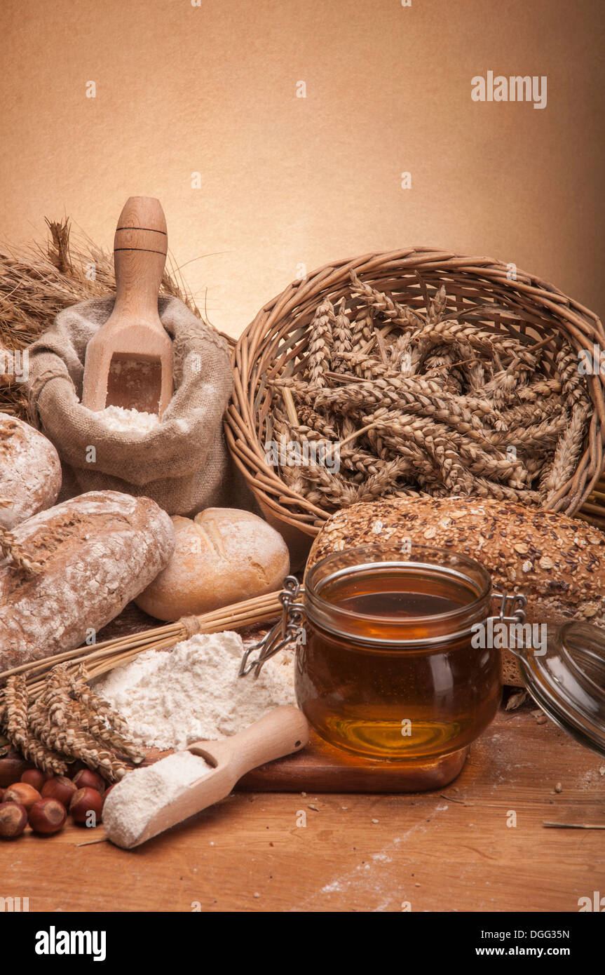 Traditional country food Stock Photo - Alamy